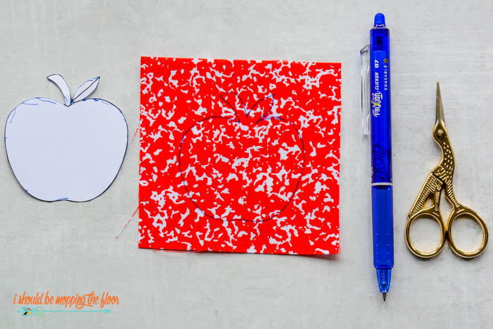 Hoop Art Apple Teacher Gifts | i should be mopping the floor