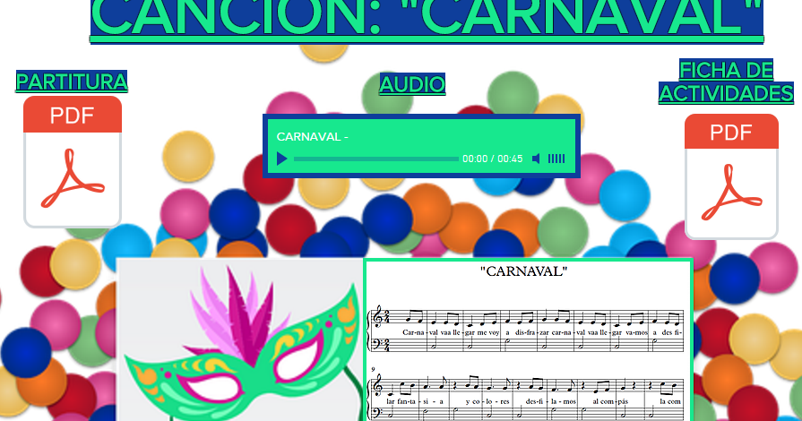 El Lenguaje Musical de Fátima: CANCIÓN: "CARNAVAL"