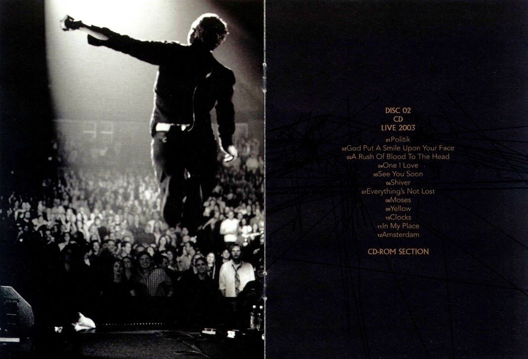 DVD: Coldplay - Live 2003 - Encartes Pop