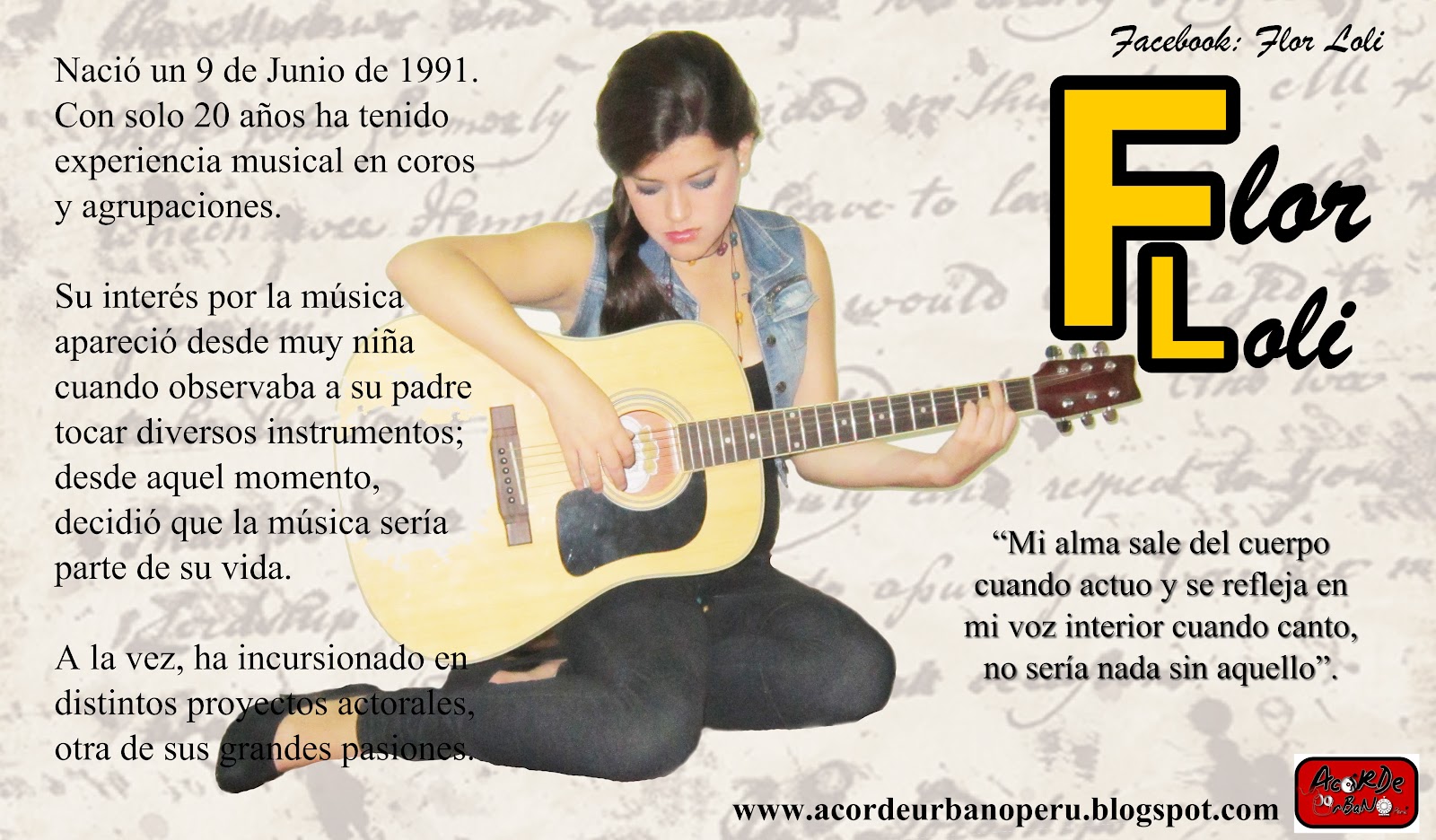 FLOR LOLI ~ Acorde Urbano