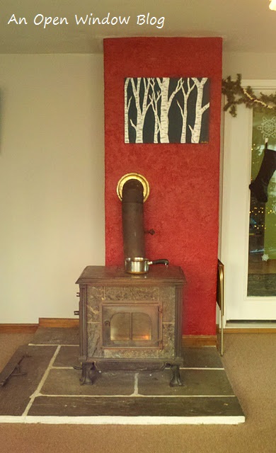 An Open Window: Wood Stove: Before and After