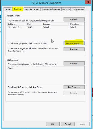 How to configure iscsi on windows server 2012 R2 for Compellent storage ...