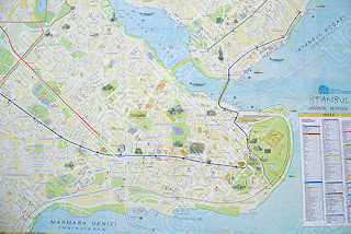 Map of Istanbul, Turkey