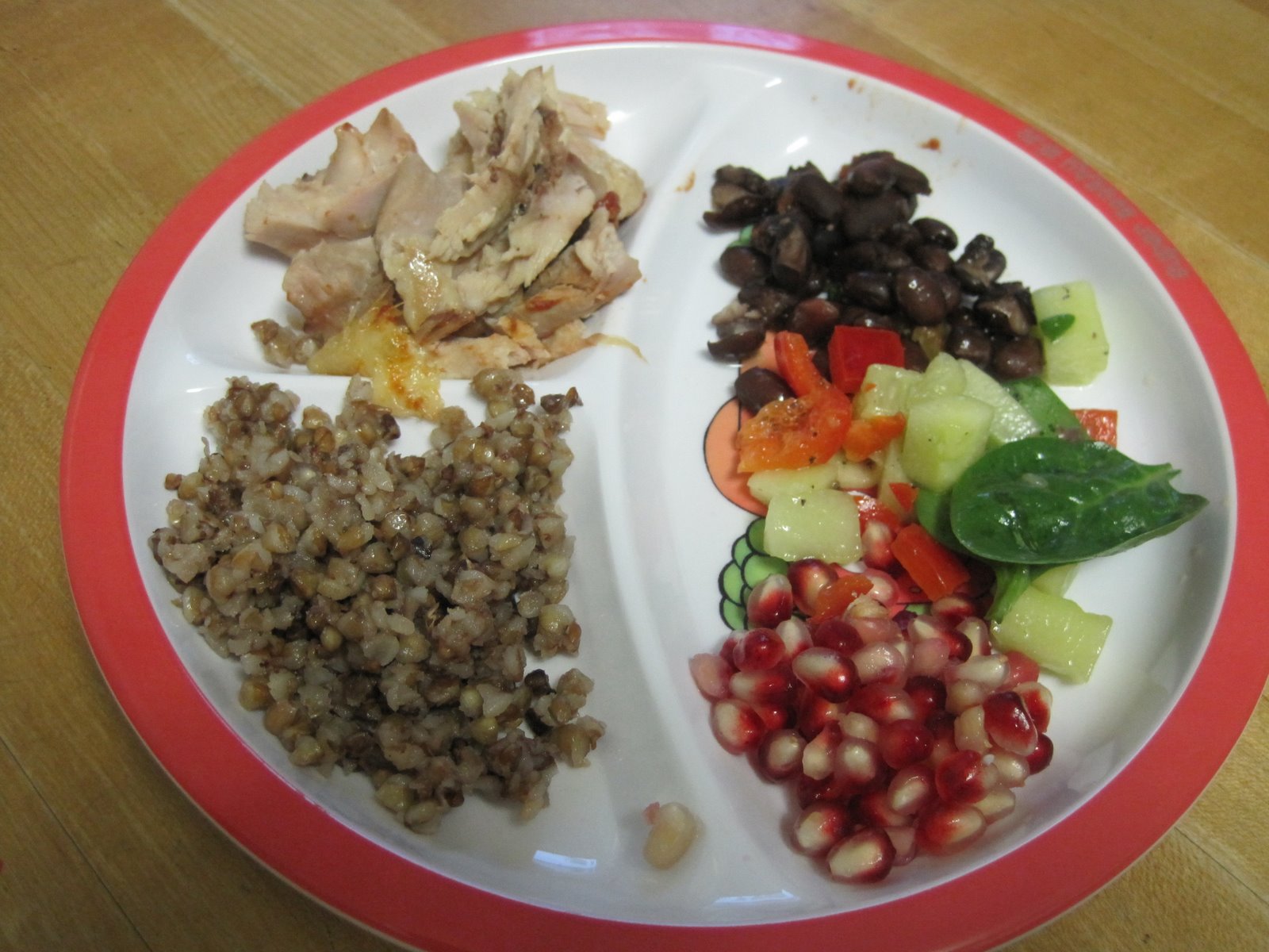 Beyond Prenatals: Sectional Plates Part 2: Half Plate Vegetable Pictures