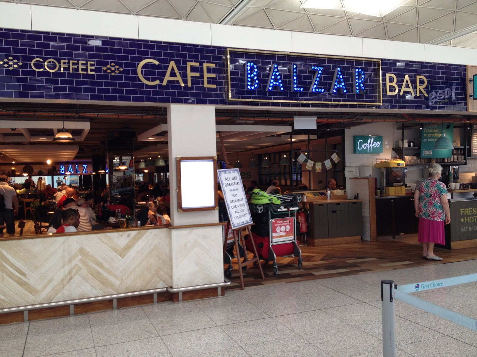 The Fry up Inspector: Cafe Balzar - Stansted Airport