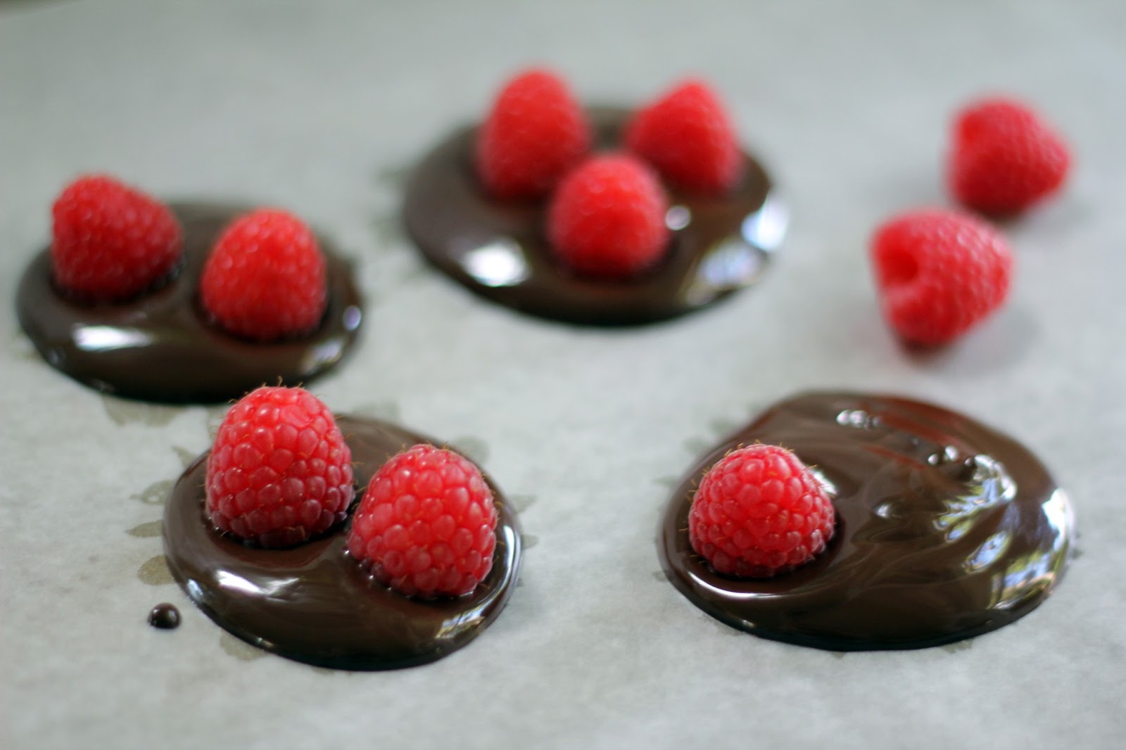 Blue Kale Road: Raspberry Chocolate Puddles