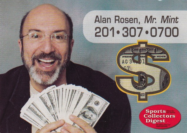 The Five Tool Collector: RIP Alan Rosen aka 'Mr. Mint'