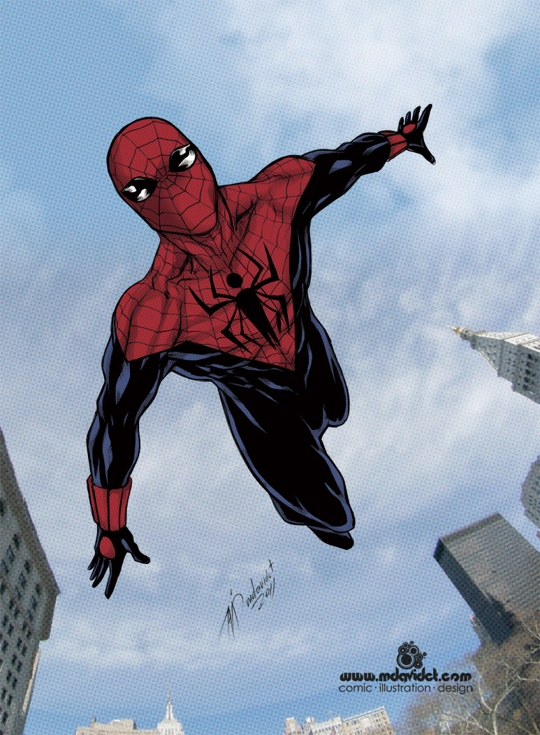 mdavidct Rough Cut: spiderman alex ross design