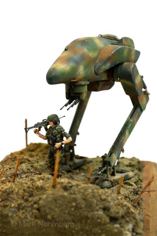Light walking tank - OFFWORLD MODELS ::: The Art Of Mark Nohrnberg
