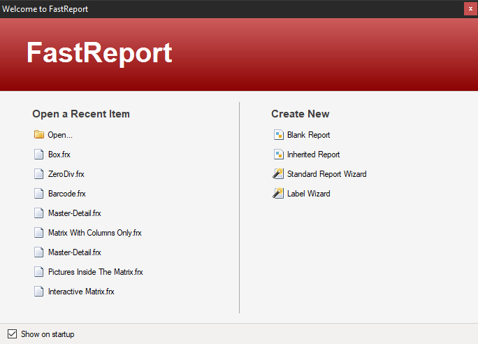 FastReport Designer Community Edition