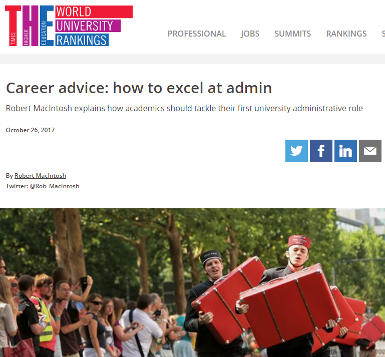 The PhD Blog: Excelling at University Admin