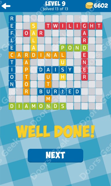 13 Word Connect Level 9 Answers ~ Doors Geek