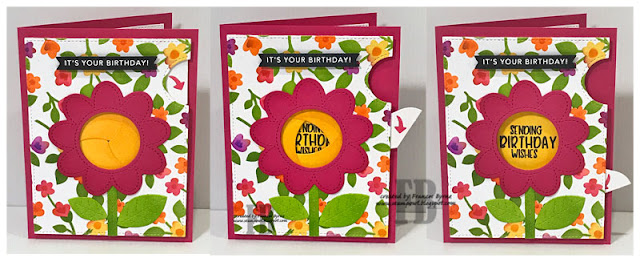 StampOwl's Studio: Floral Magic Iris Card