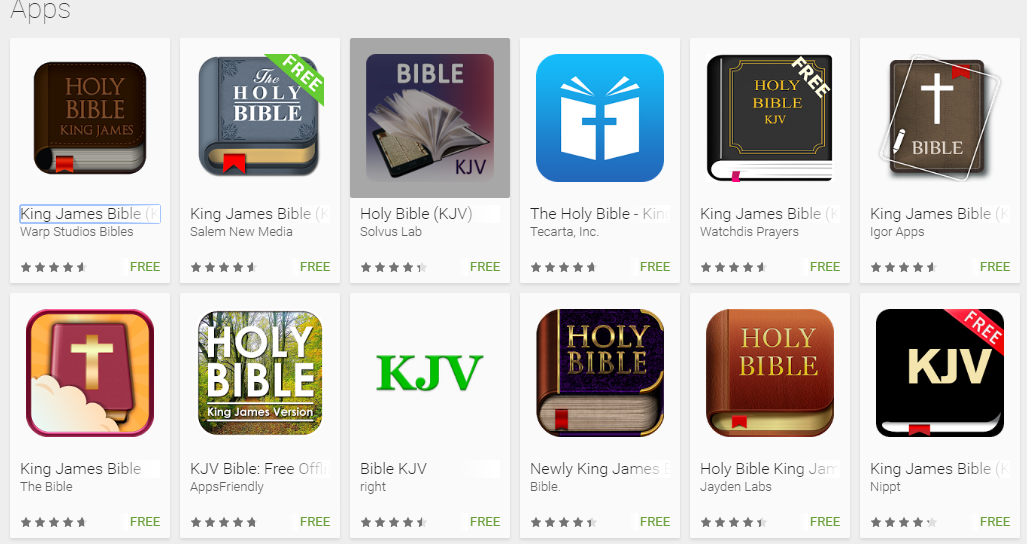 Latest King James Bible Apps - Youth Apps