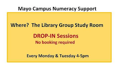 GMIT Libraries: Mayo campus now provides Numeracy support