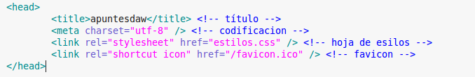 LM. 1.2.1 - Estructura HTML. Elemento HEAD - Apuntes DAW LM. 1.2.1 - Estructura HTML. Elemento HEAD - Apuntes DAW