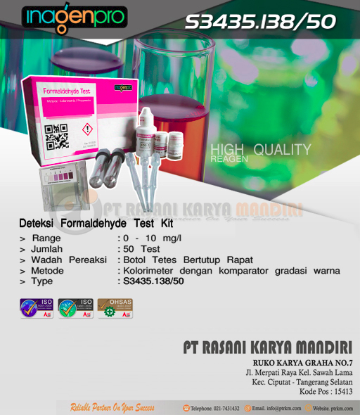 Inagenpro Test Kit Makanan Dan Minuman - Produk Test Kit Inagenpro | PT ...