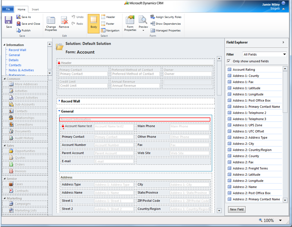 Moving Form Labels Above The Field Instead Of On Side Of Field In Microsoft Dynamics Crm 2011