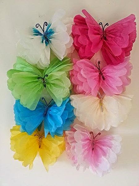 Beautiful artwork from tissue paper ~ origami instructions art and ...