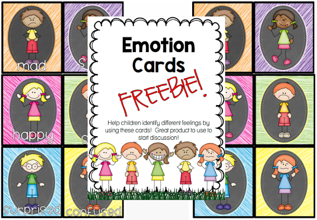 Magnetic Learning: Emotion Cards Freebie