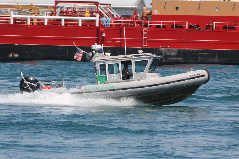 Michigan Exposures: A Coast Guard and Border Patrol Boat