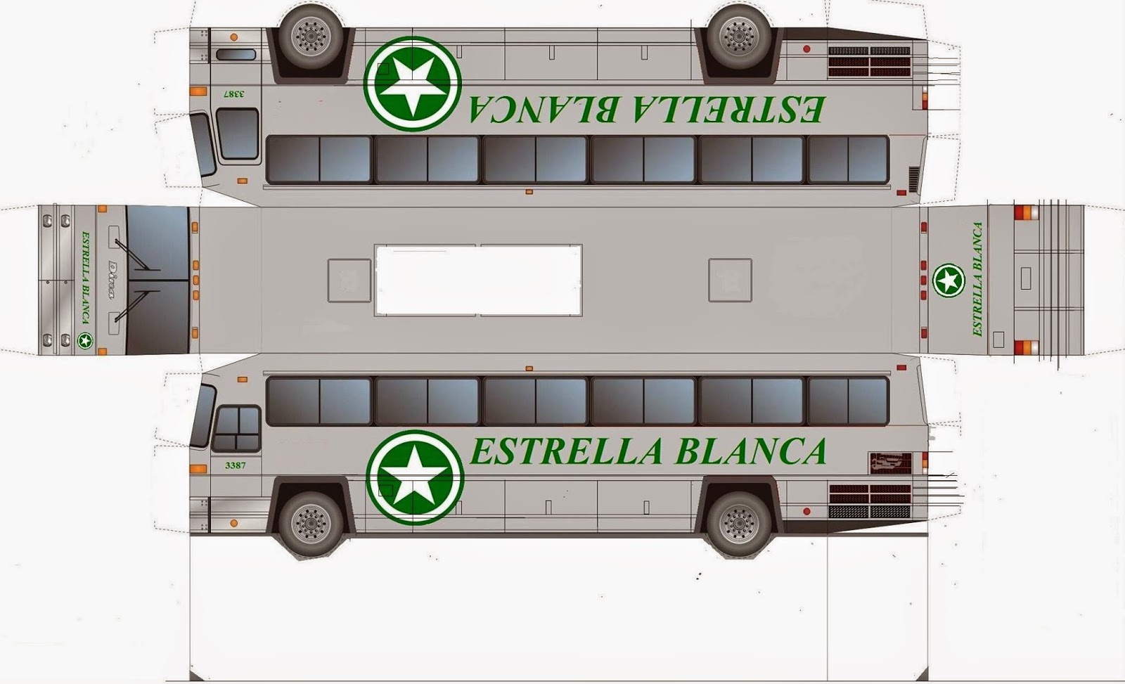 AUTOBUSES MEXICANOS ARMABLES