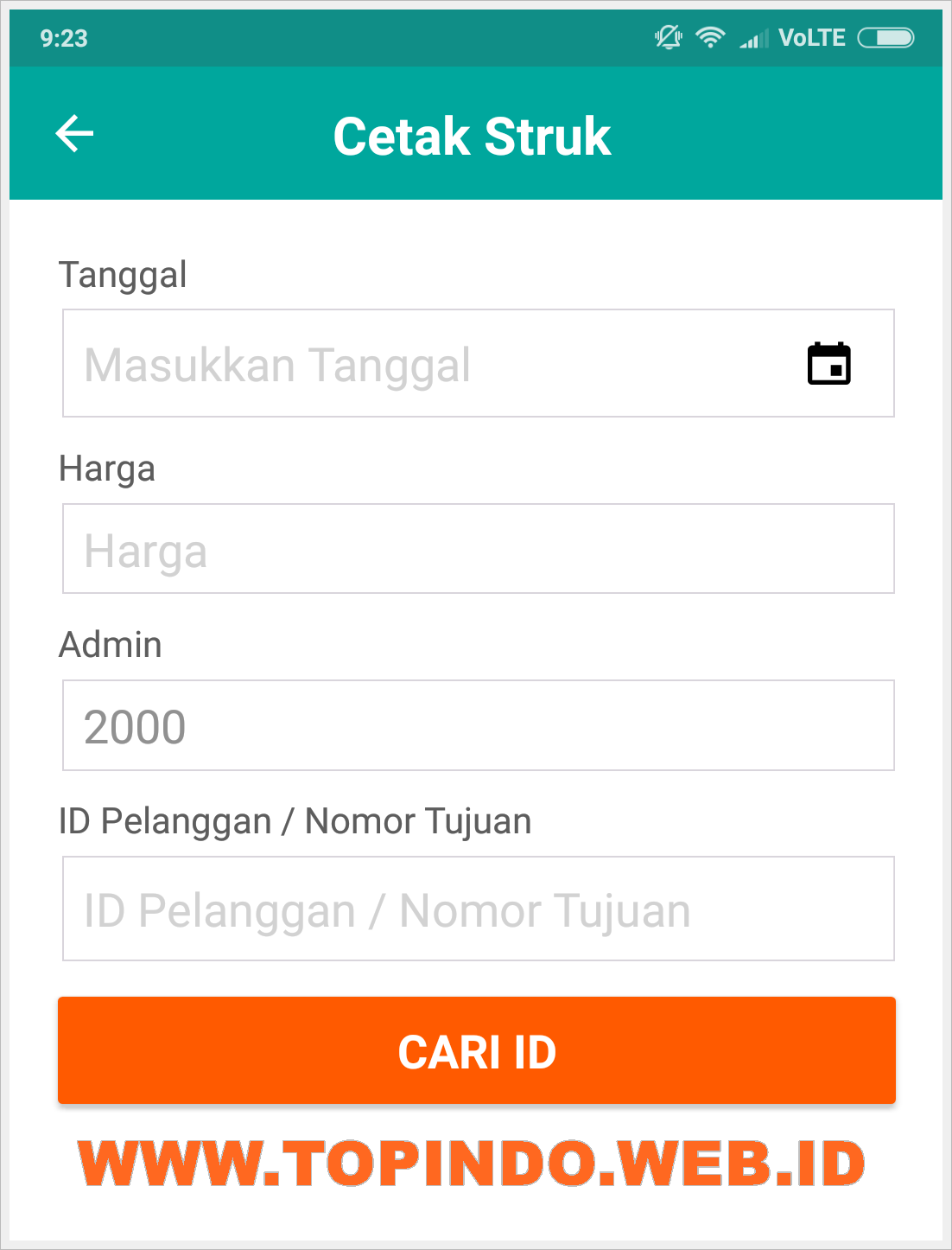 Cetak Struk Topindo - PULSA MURAH TOPINDOKU - PT. TOPINDO SOLUSI KOMUNIKA