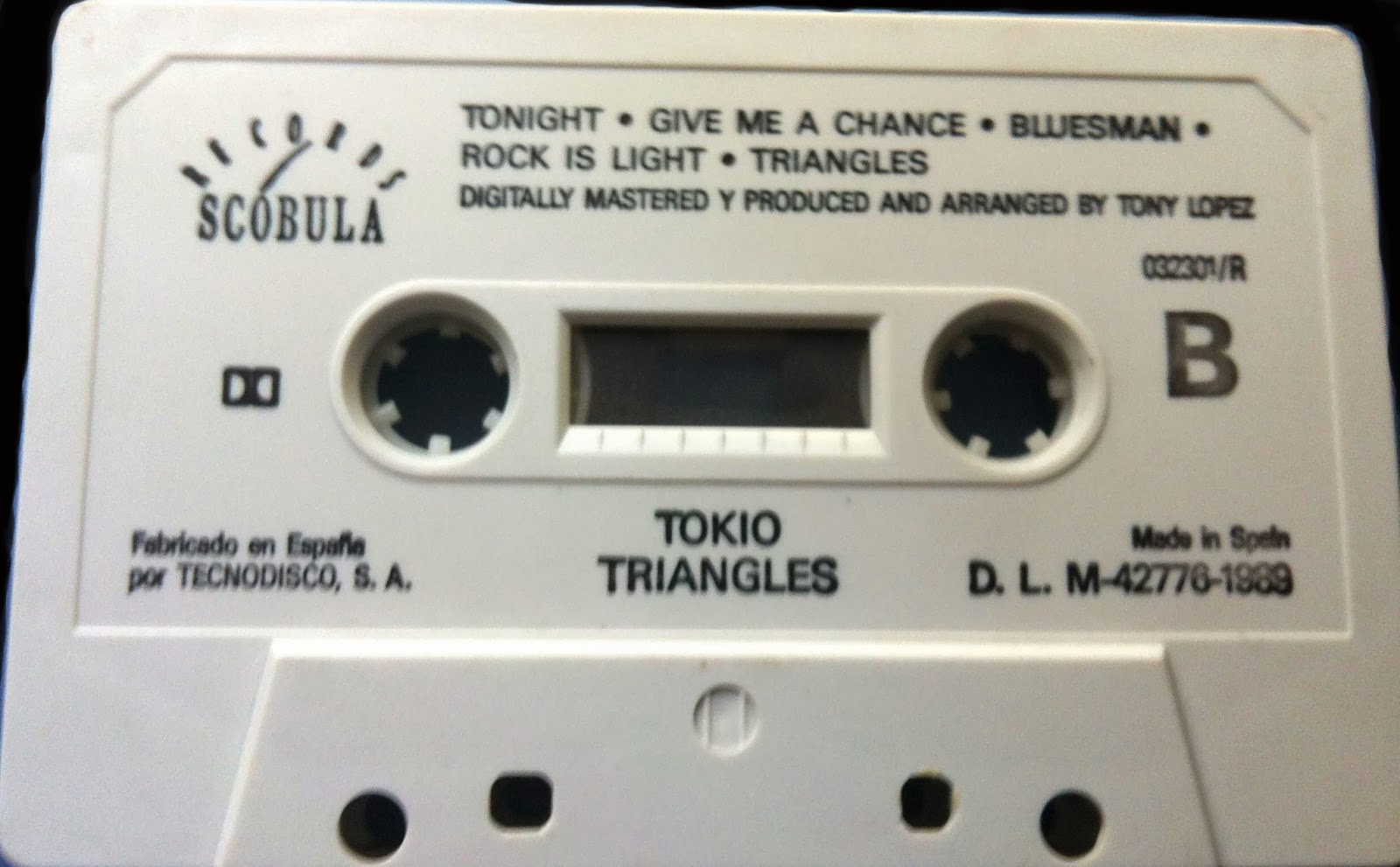 TOKIO : 1º Disco de Estudio -"TRIANGLES" / 1989