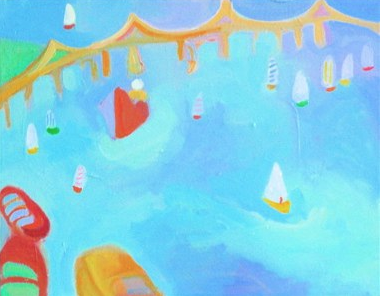 Contemporary Artists of Colorado: Whimsical Abstract Boat, Bridge ...