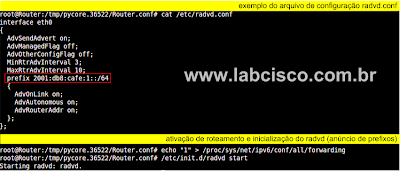 Blog LabCisco: Anúncio de Prefixos IPv6 em Roteadores Linux