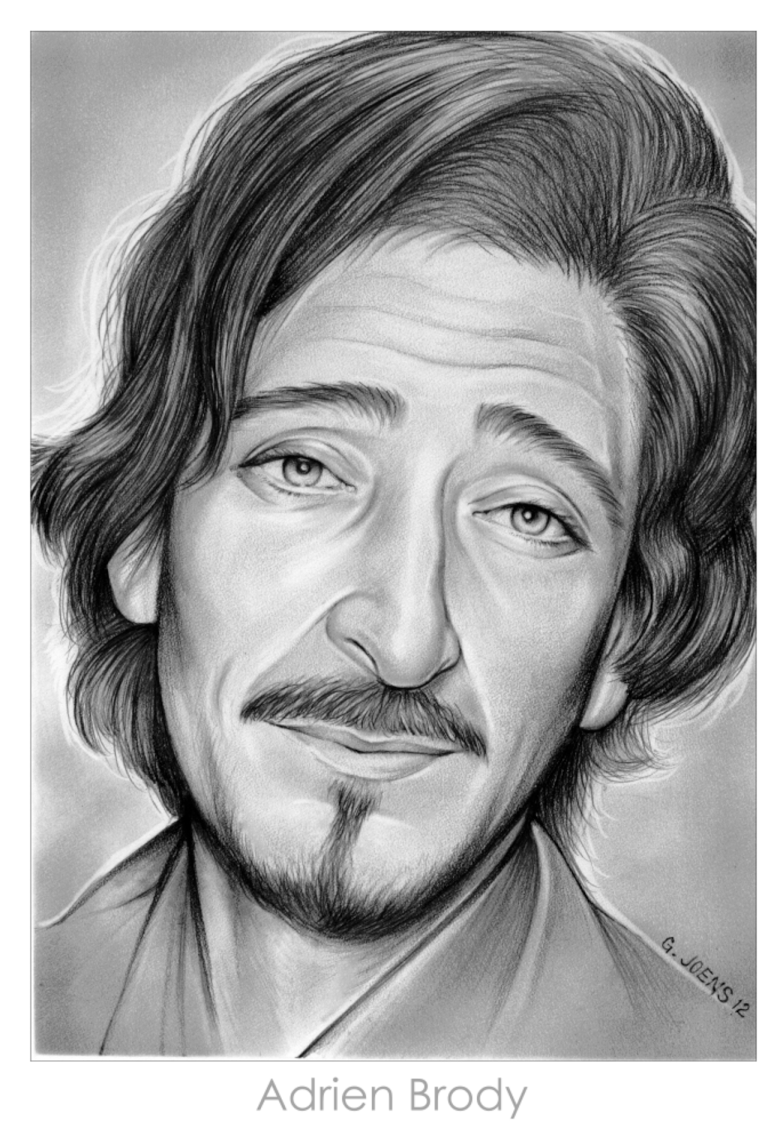 Sketch of the Day: Adrien Brody (born April 14, 1973)