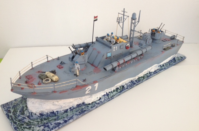 jp wargaming place: Iraqi P-6 Torpedo boat, 1/72nd scale, Kuwait 1991