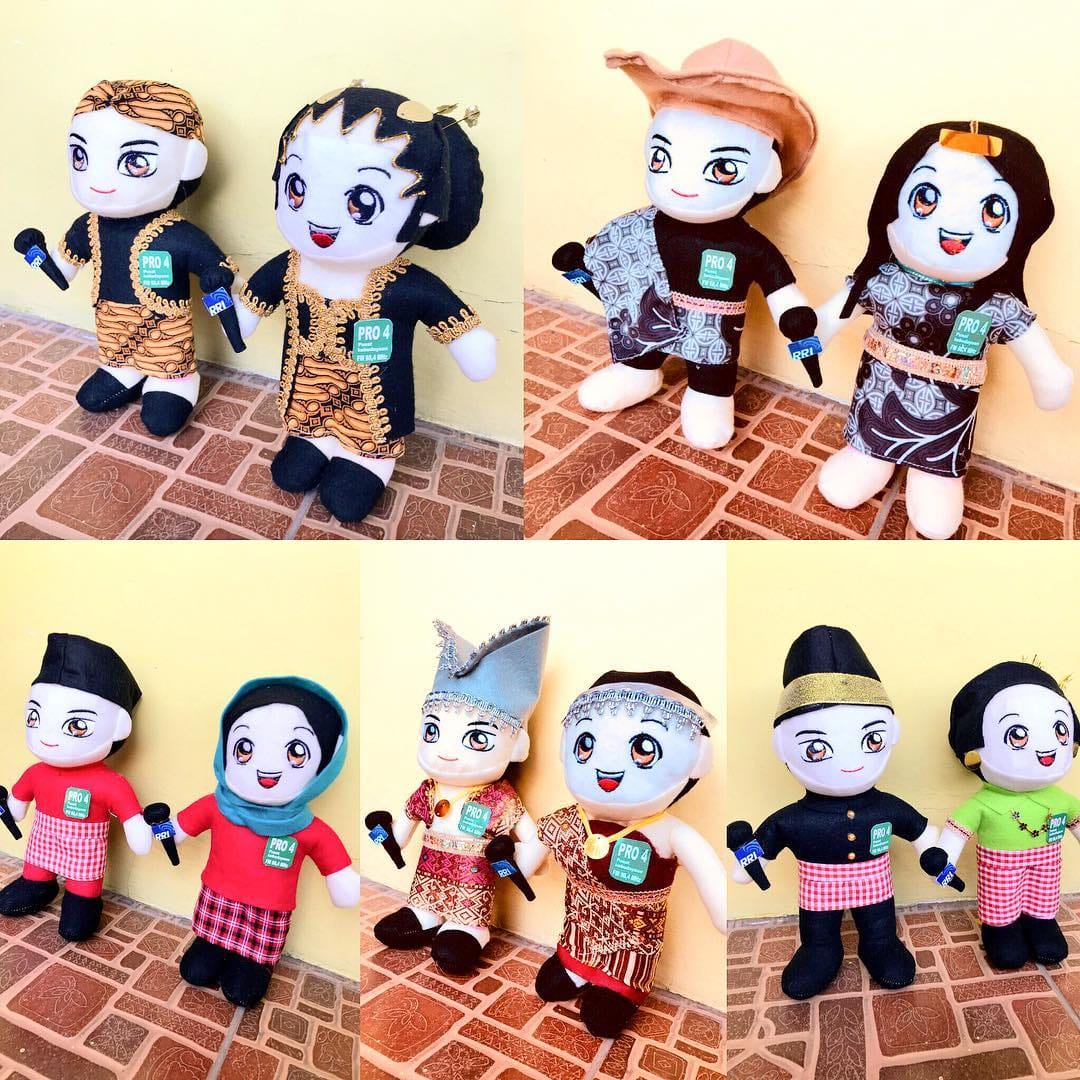 pembuat boneka custom satuan di Solo: Boneka Custom Adat Nusantara