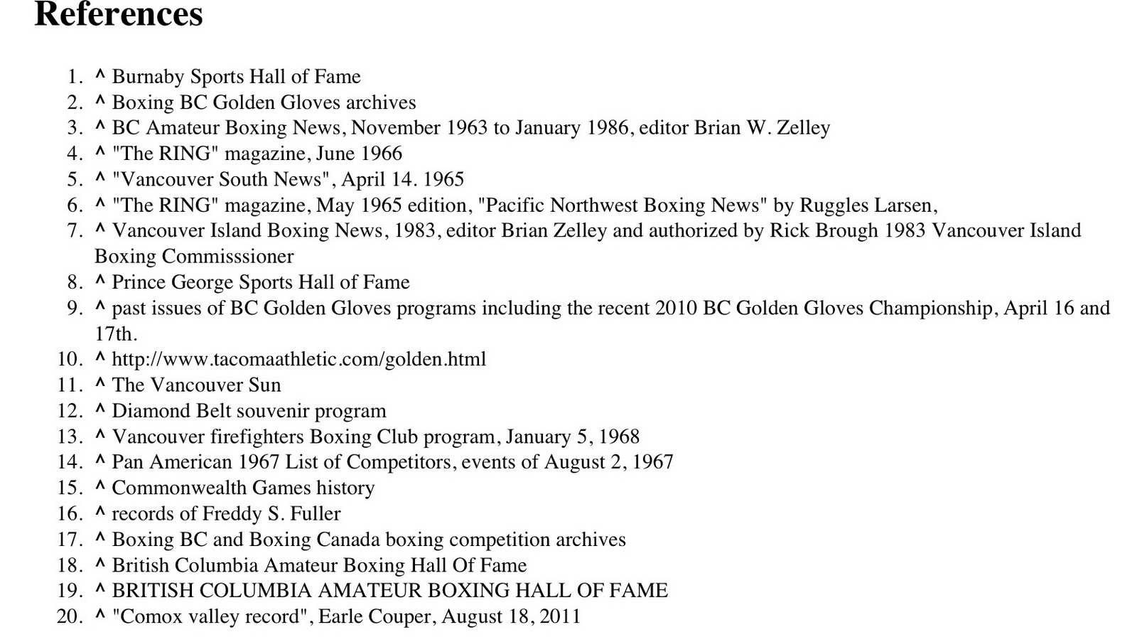 The FREDDY FULLER BOXING STORY: FREDDY FULLER, Introduction