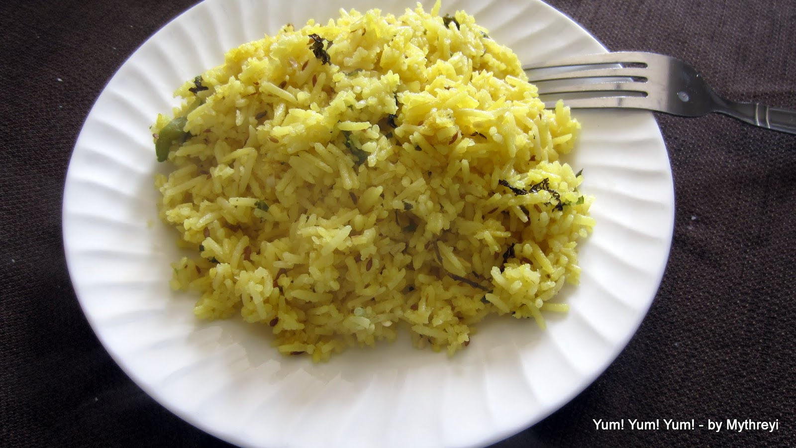 Yum! Yum! Yum!: Jeera Pulao ~ Cumin Seeds Flavored Rice