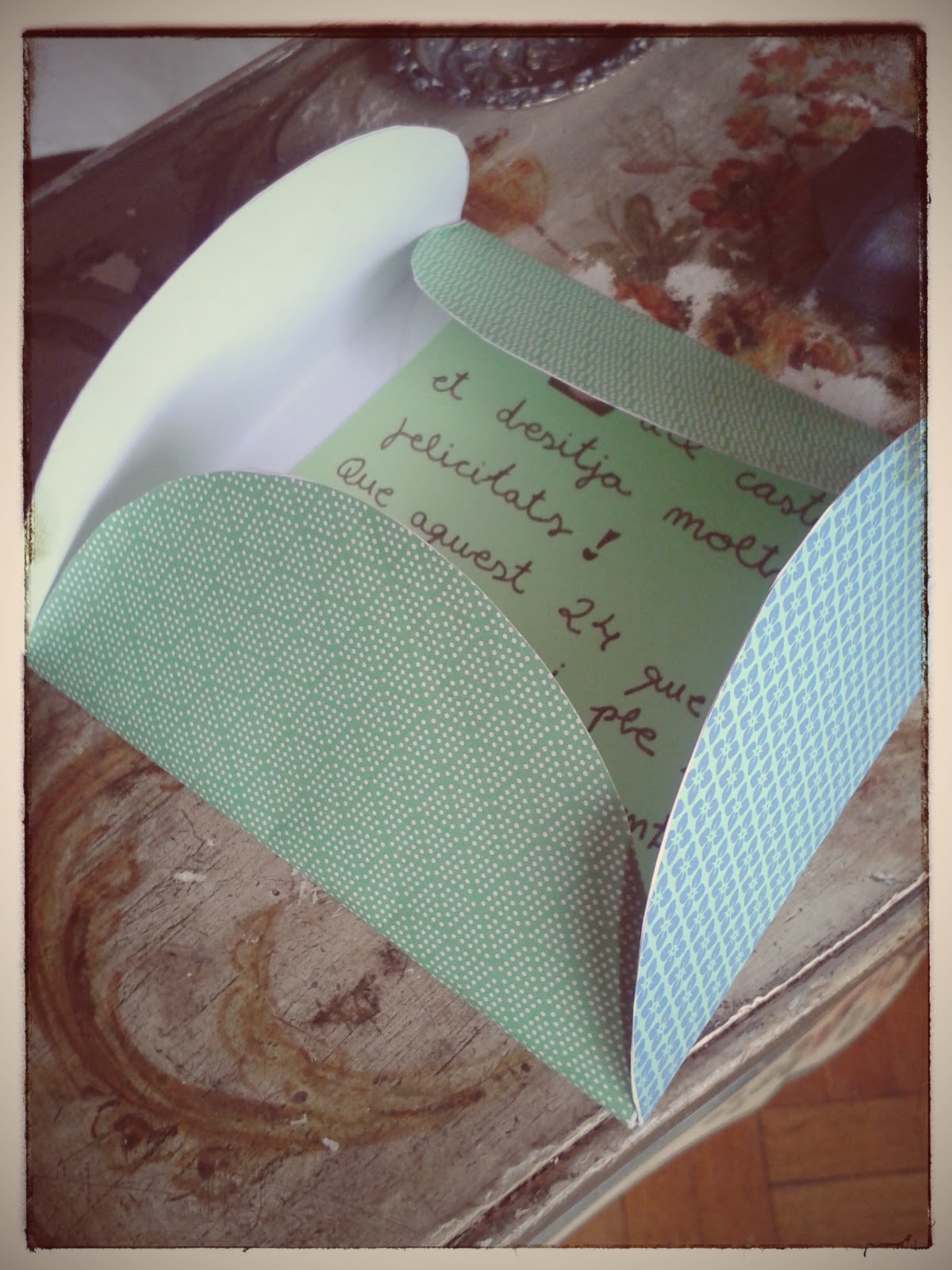 Recetas fáciles, dulces y sabrosas: Sobre sorpresa - Surprise envelope