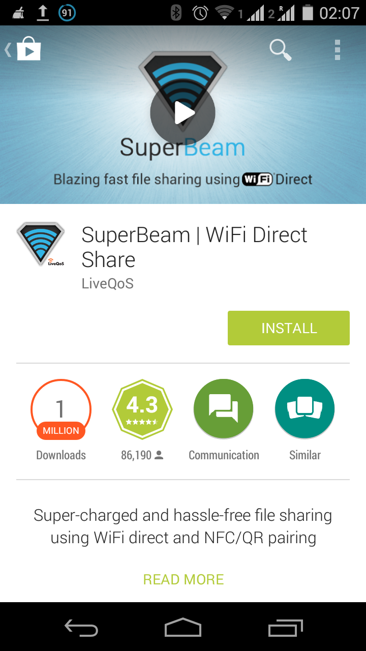 PCM2TECH: SuperBeam : A faster way of transferring data