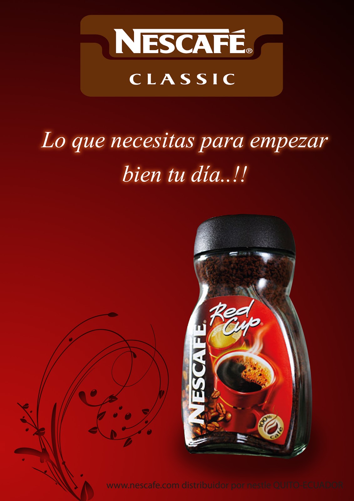 Carlos Rosales Diseño & Multimedia: Afiche Nescafe