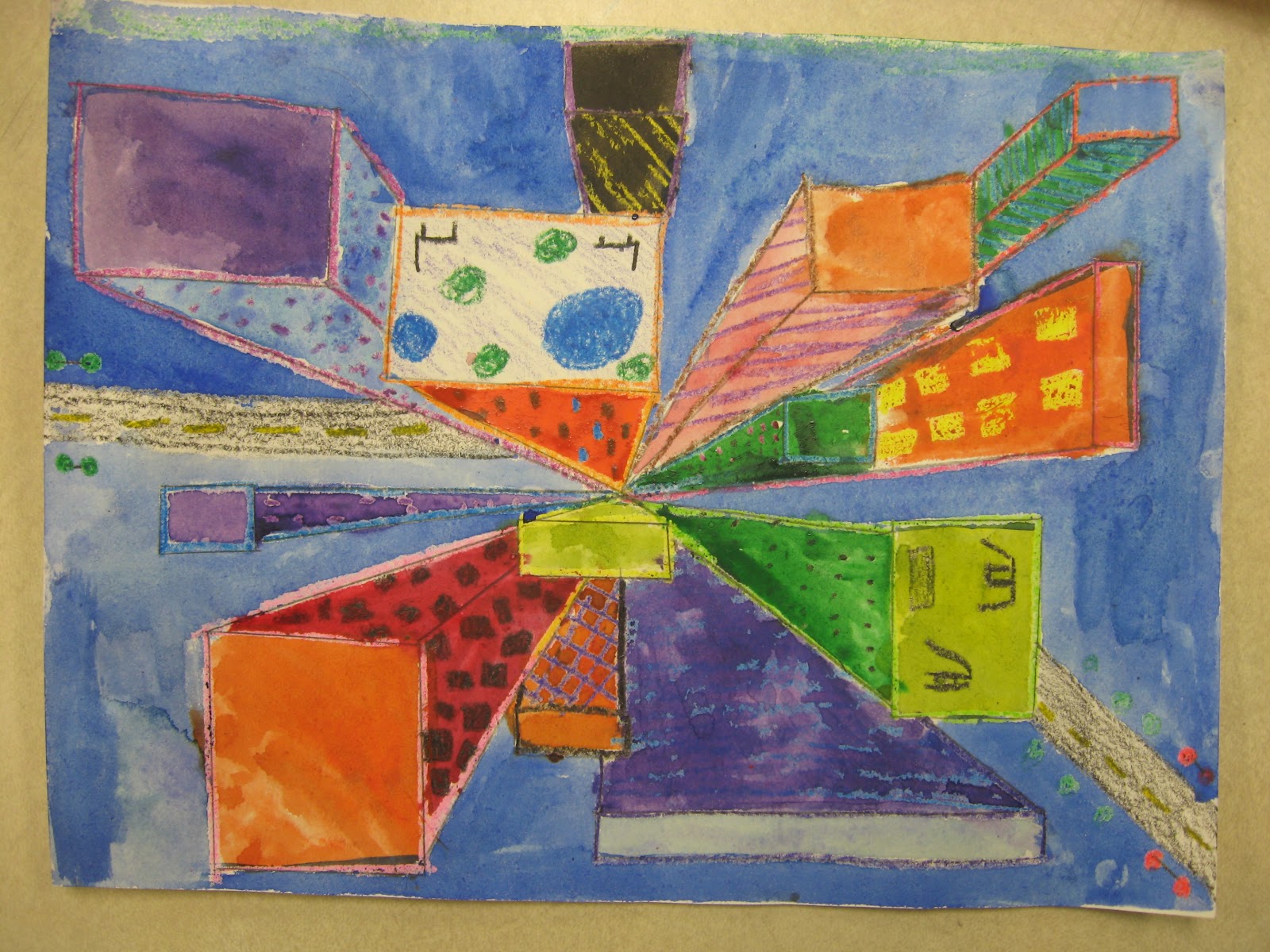 Miss Young's Art Room: Perspective with 6th Grade