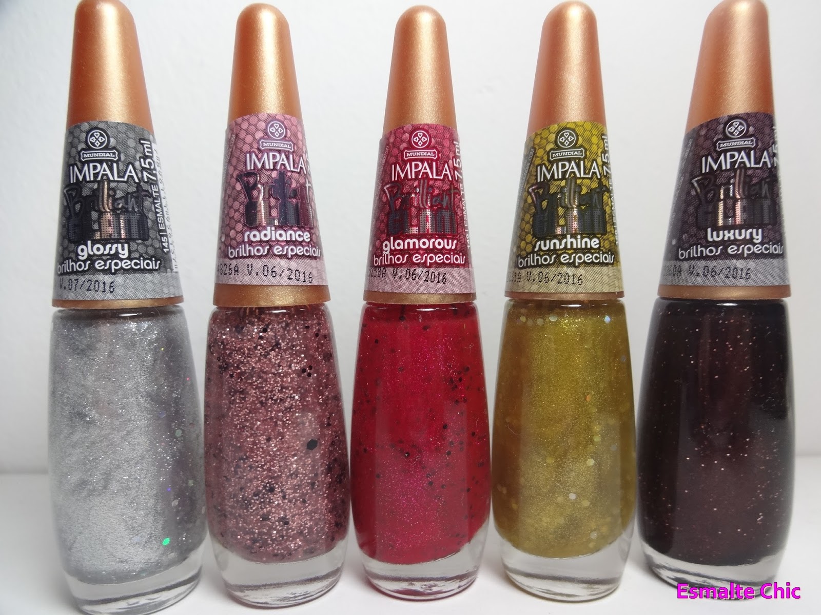 Esmalte Chic: Coleção Brilliant Glam, Impala - Swatches!