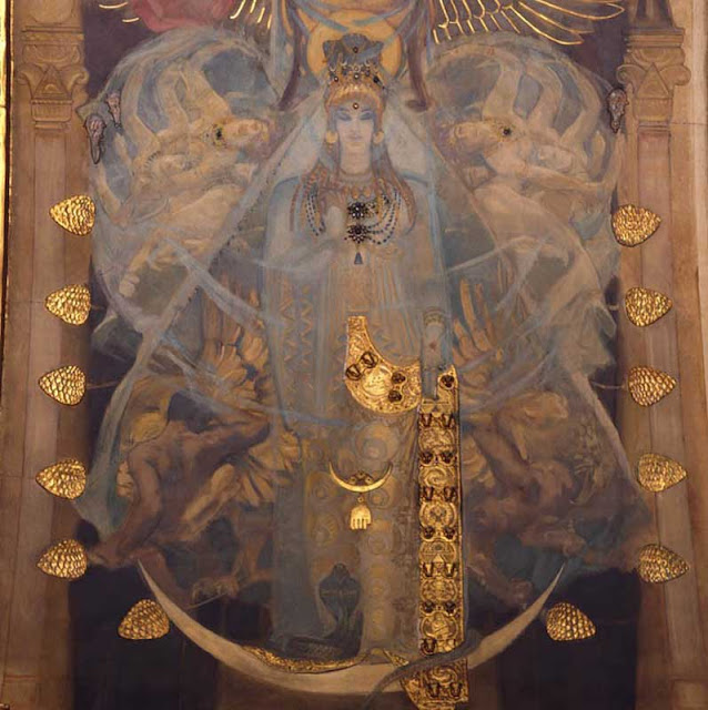 threads of the spiderwoman: Inanna Mask