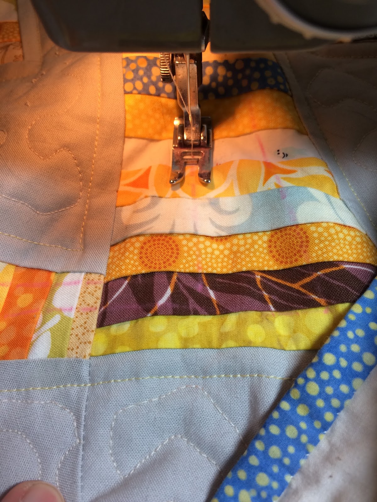 Sewing Machines and Sew Forth: Lightning Bolt Baby Quilt