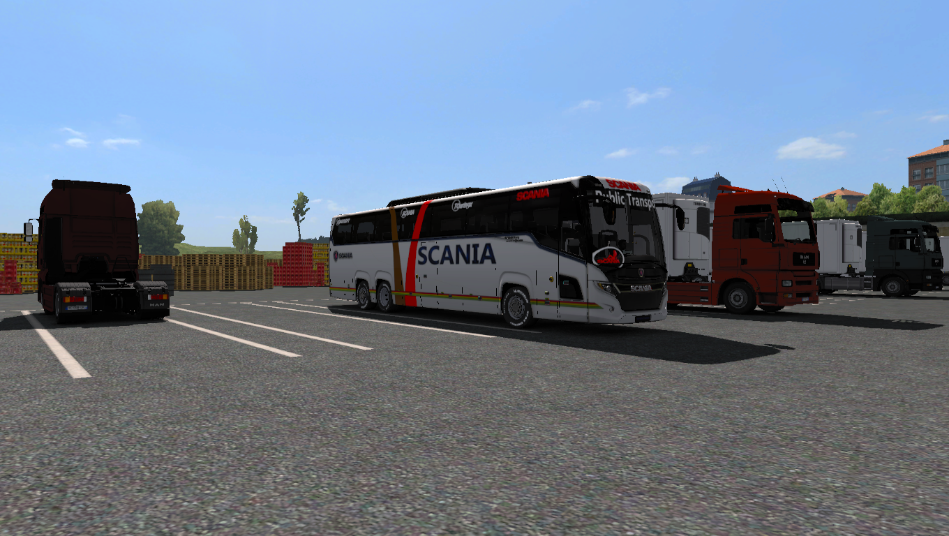 Bus terminal passenger mod scania touring ets2 - honbluesky