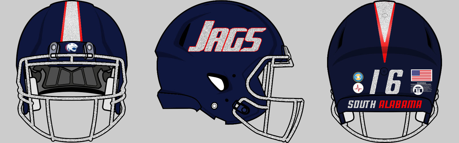 South Alabama Uniform Tracker: Helmet History