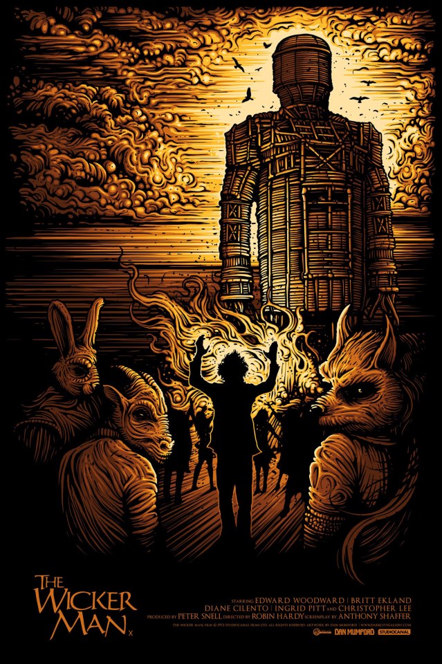 The Geeky Nerfherder: Cool Art: 'The Wicker Man' by Dan Mumford