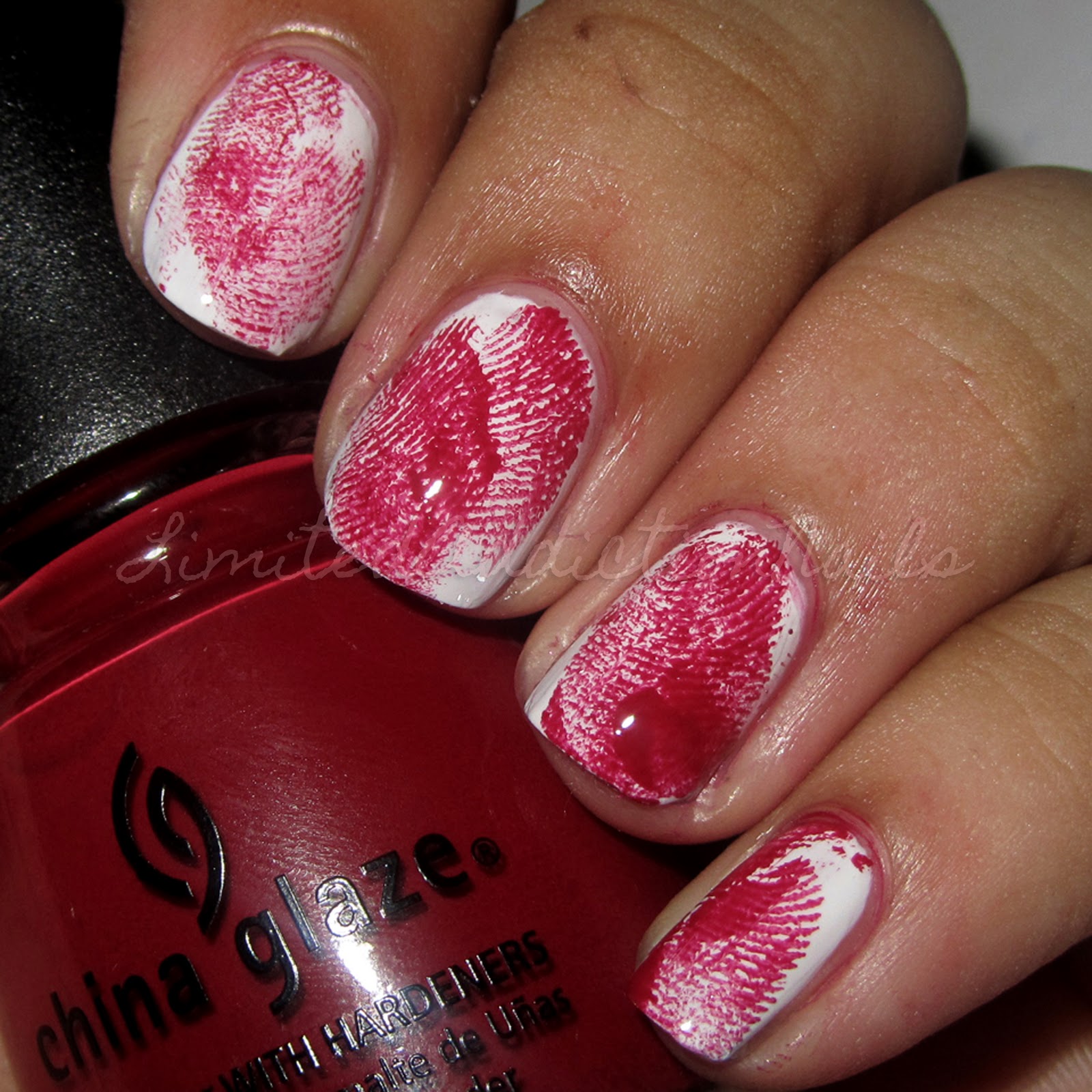 LimitedAddictionNails: Halloween Nails - Bloody Fingerprint