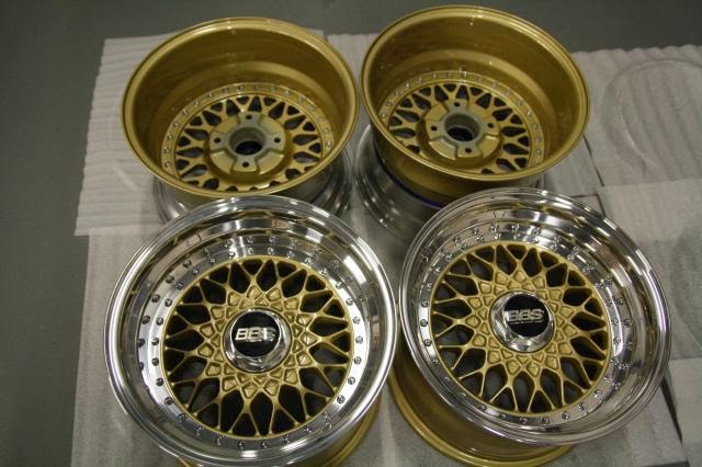 JDMbits: Genuine BBS RS Staggered 15x9'' In 4x114,3 Split Wheels!