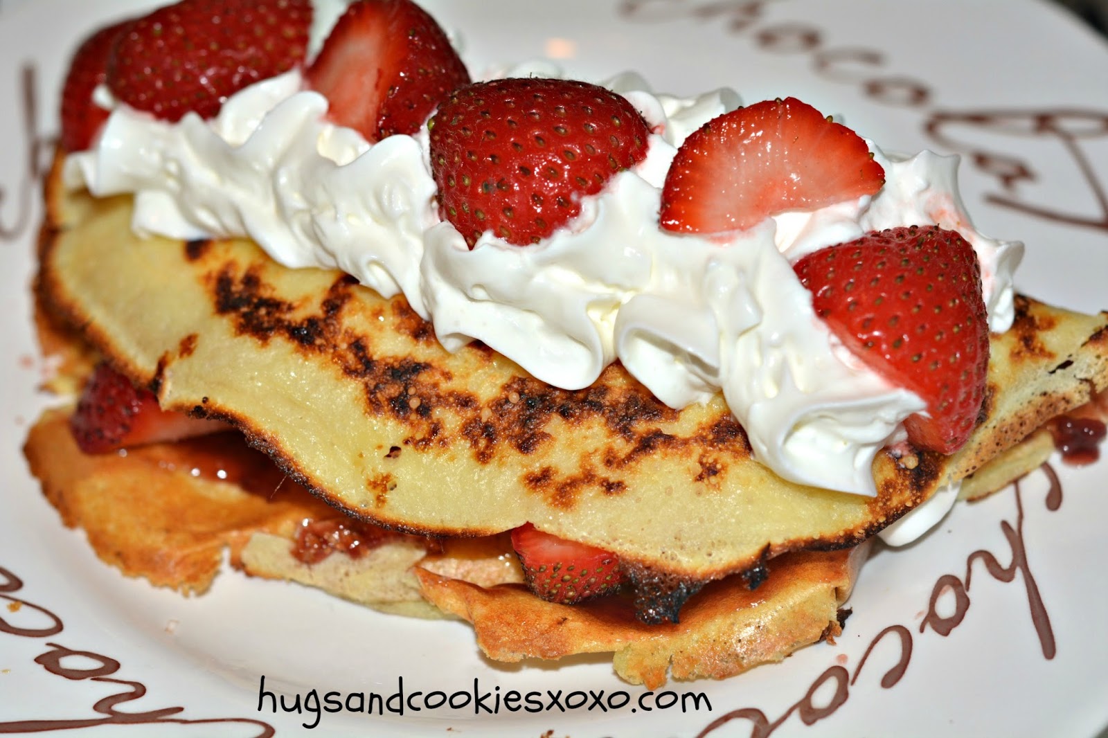 GLUTEN FREE CREPES STUFFED WITH STRAWBERRIES, JAM & WHIPPED CREAM ...