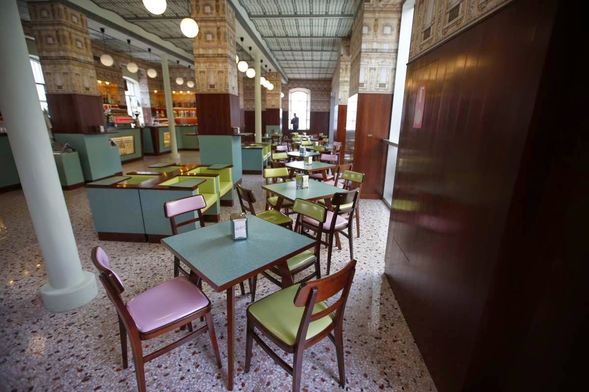 Oh, by the way...: Bar Luce In Milan Designed By Wes Anderson