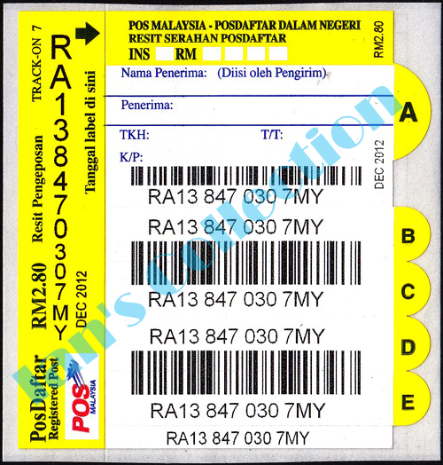 Ian's Collection: Different Types of Registered Labels